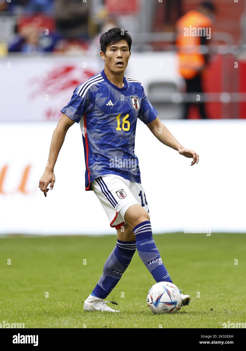 DUSSELDORF - Takehiro Tomiyasu of Japan during the Japan vs. United ...