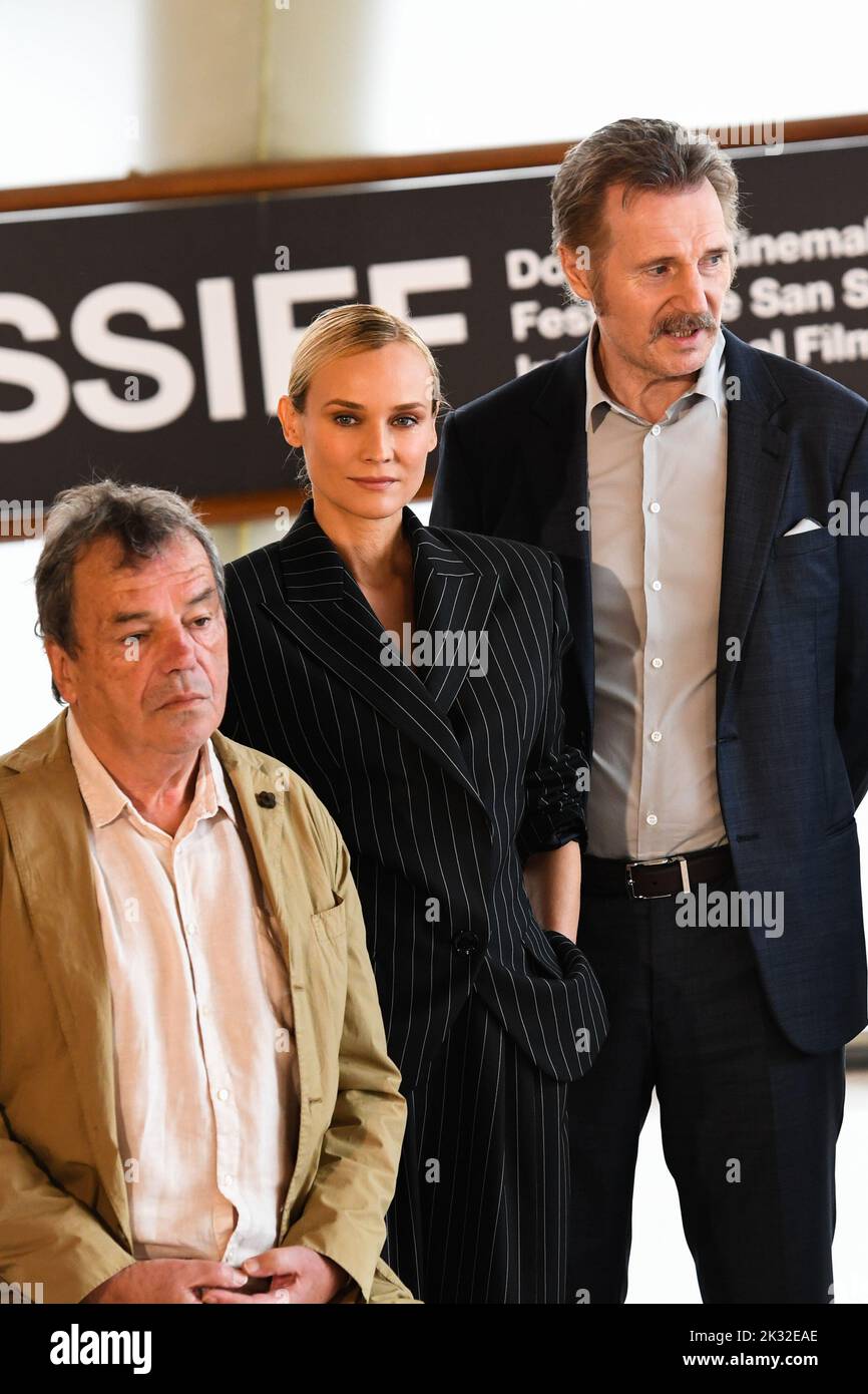 San Sebastian, Spain. 24th September 2022. Neil Jordan, Diane Kruger ...