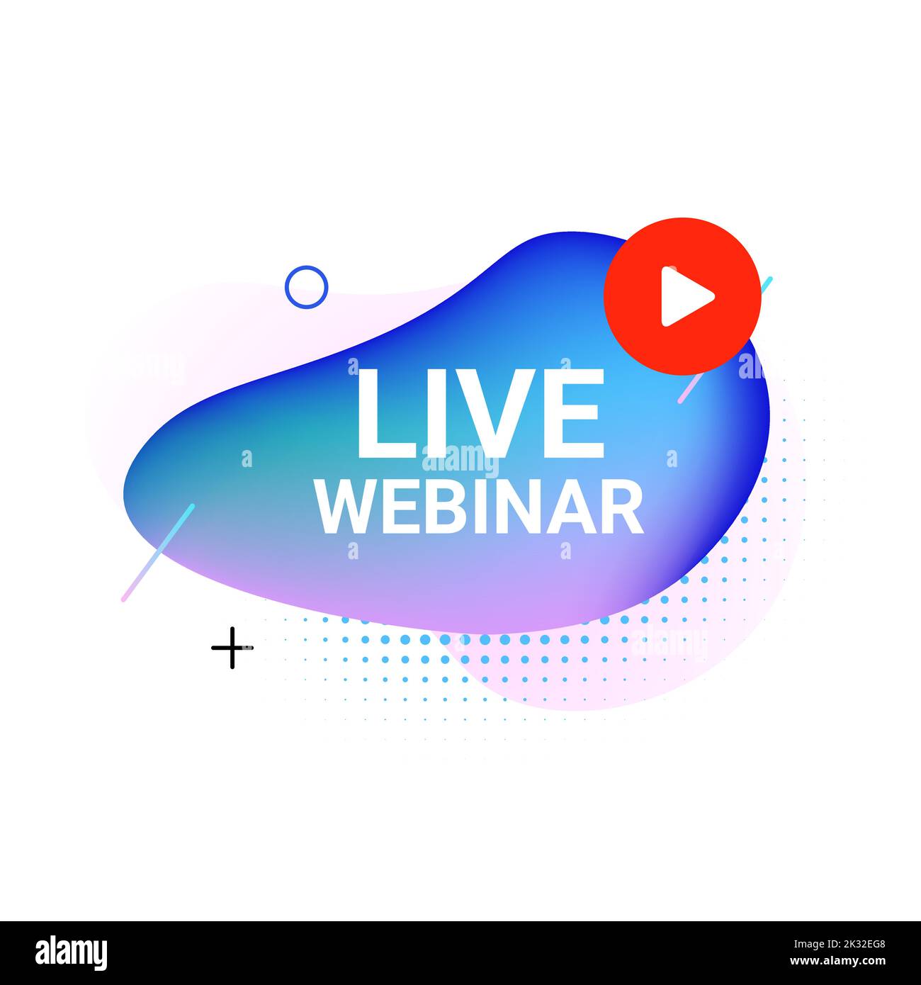 Livestream education Stock Vector Images - Alamy