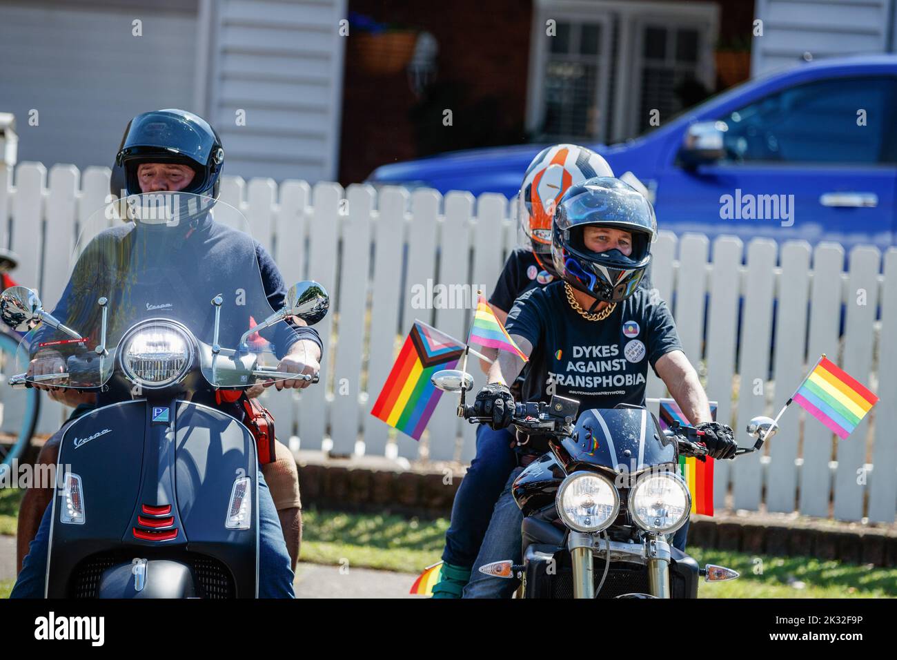 Brisbane, Australia. 23rd Sep, 2022. Members of Dykes group seen on ...