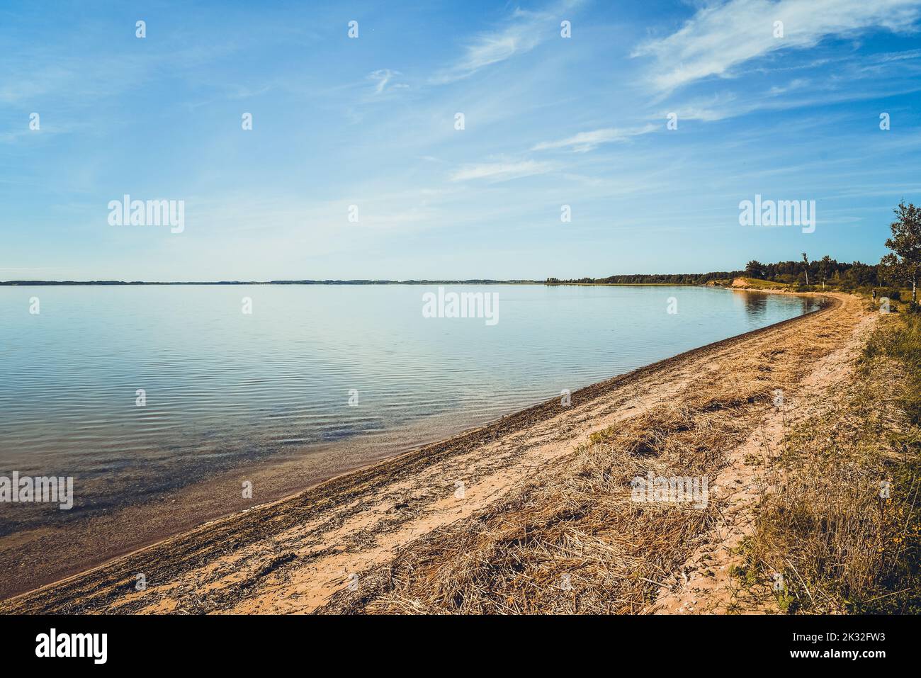 The largest lake in Latvia, the lake "Razna Stock Photo - Alamy