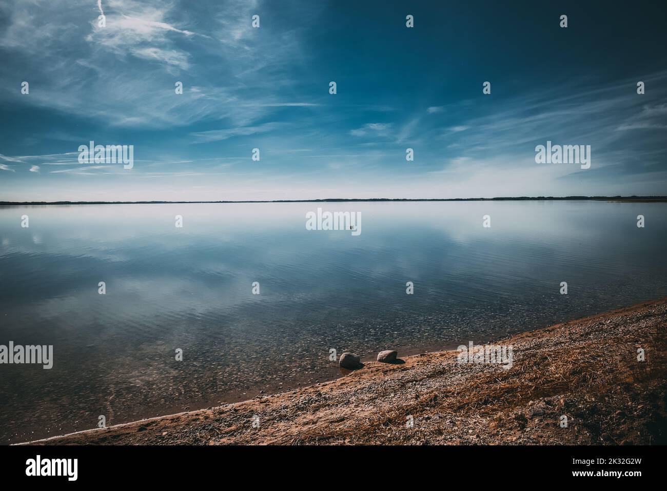 The largest lake in Latvia, the lake "Razna Stock Photo - Alamy