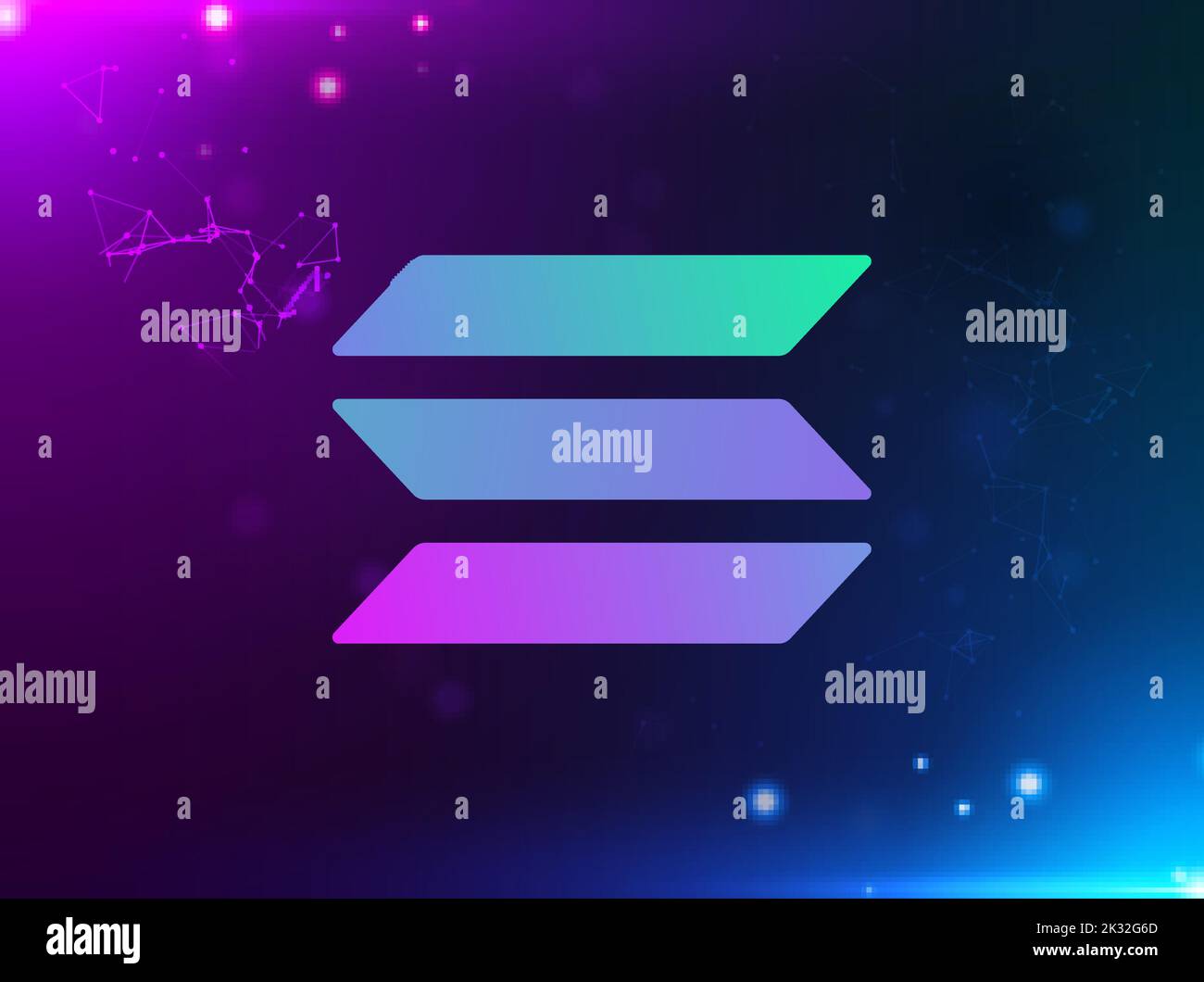 Sol logo vector 3d Stock Vector Images - Alamy