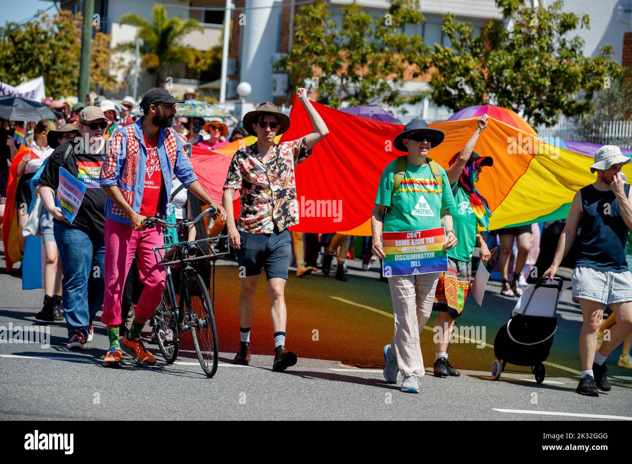 Brisbane, Australia. 24th Sep, 2022. Federal Greens MP for Griffith Max ...