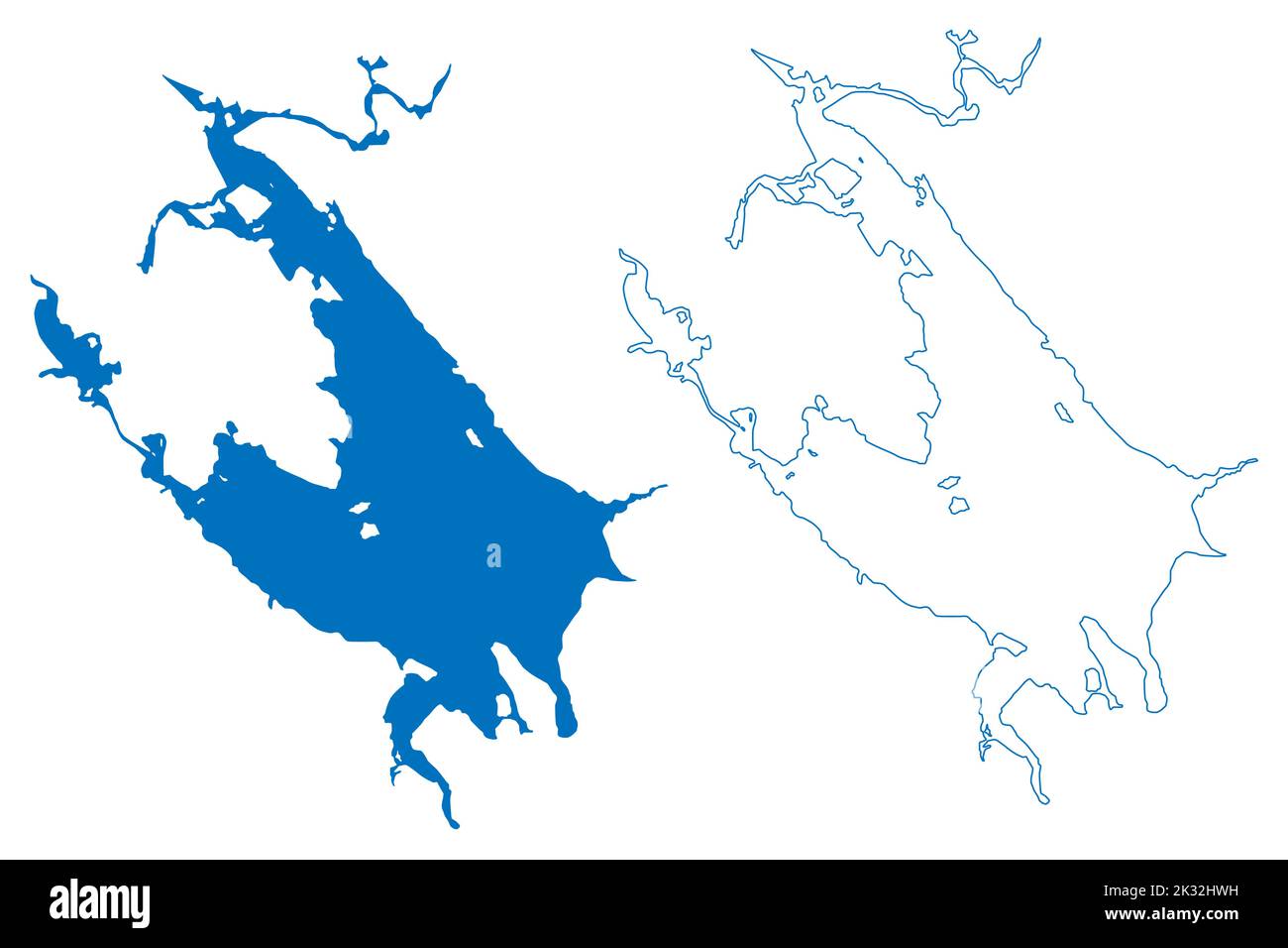 Volga River Map Russia