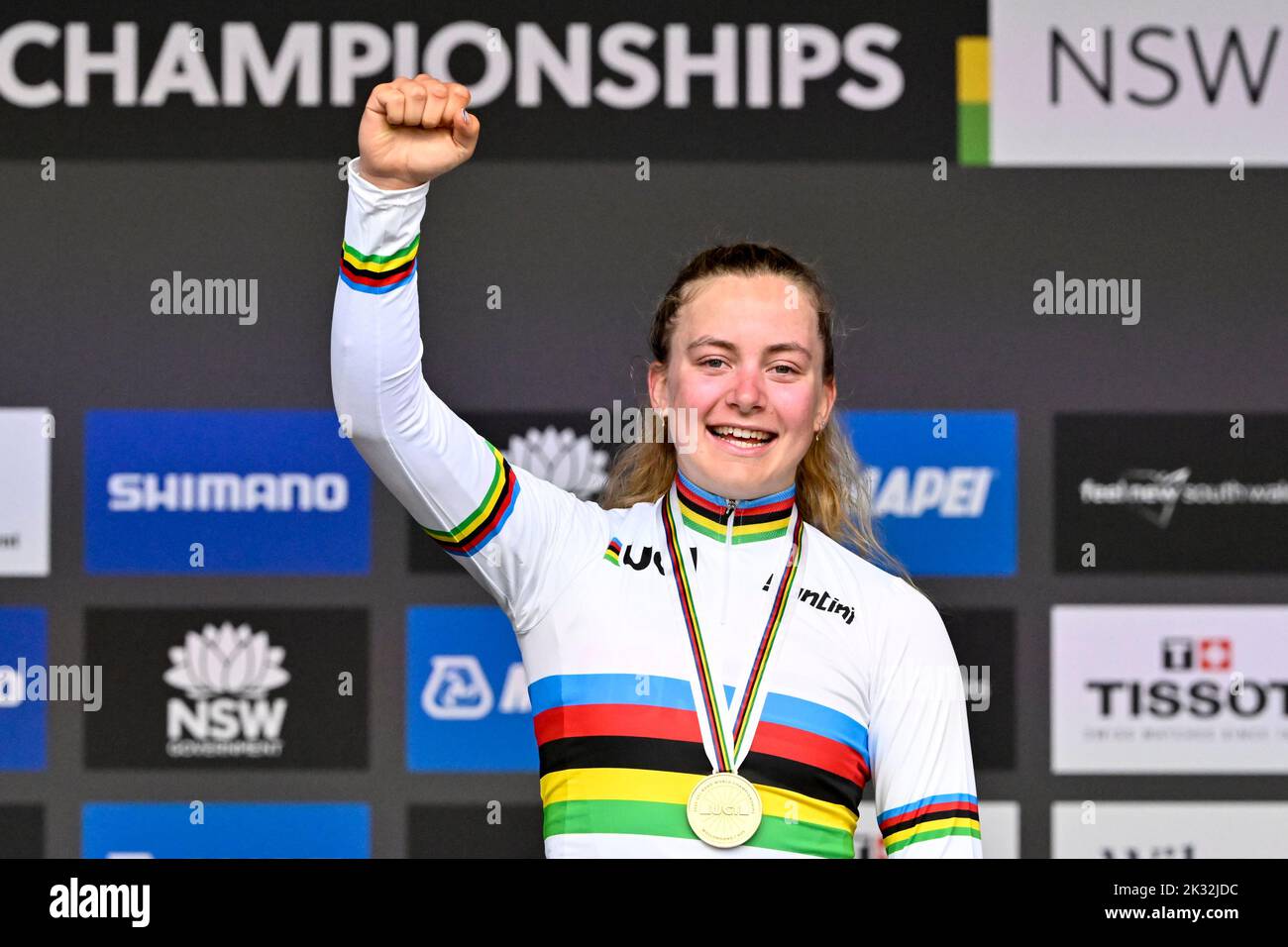 Wollongong, Australia. 24th Sep, 2022. British Zoe Backstedt , winner ...