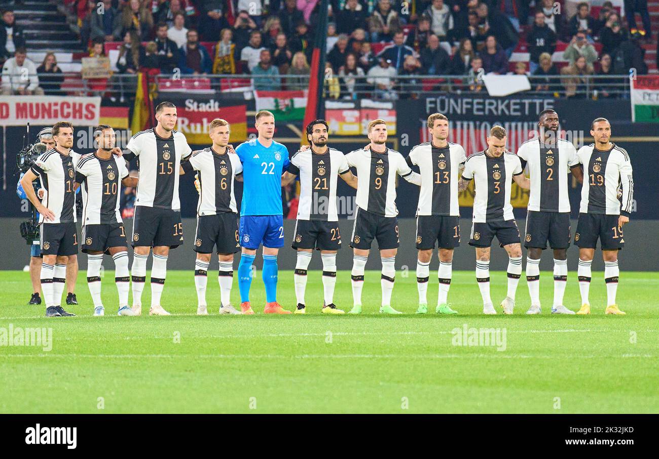 Leipzig, Germany. 23rd Sep, 2022. Uwe Seeler memorial: Joshua Kimmich ...