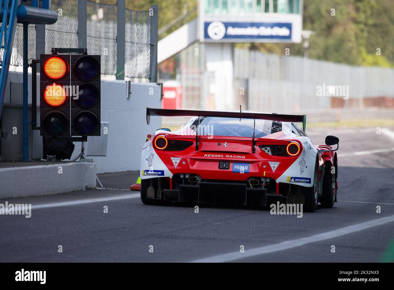 Autodromo Nazionale Monza, Monza, Italy, September 23, 2022, Ferrari ...