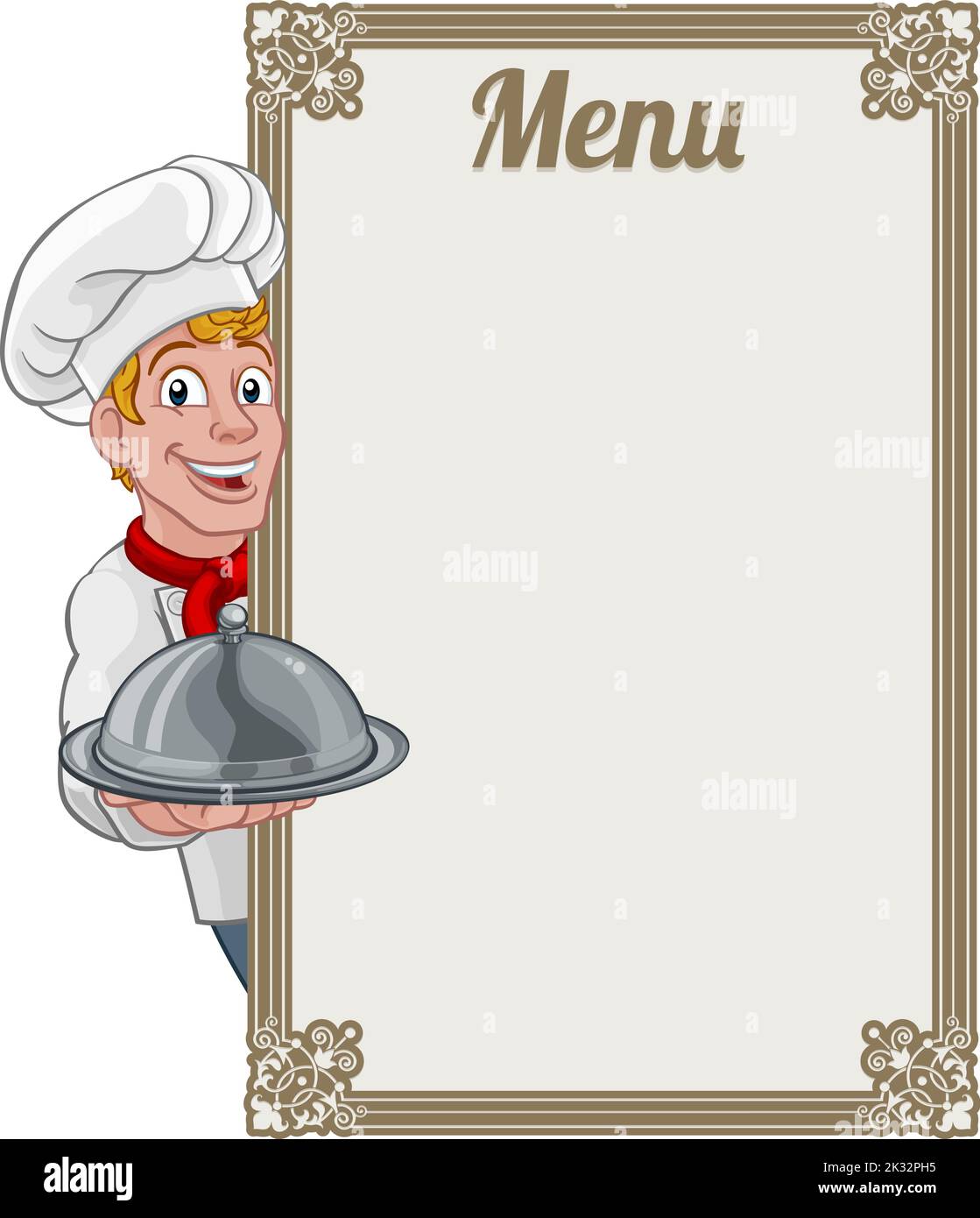 Silver chefs hat Stock Vector Images - Alamy