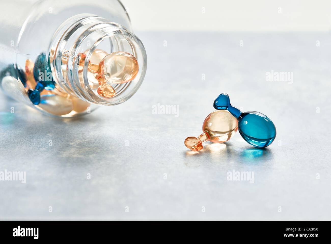 Serum capsules for healthy skin. Anti-wrinkle rejuvenation skin ...