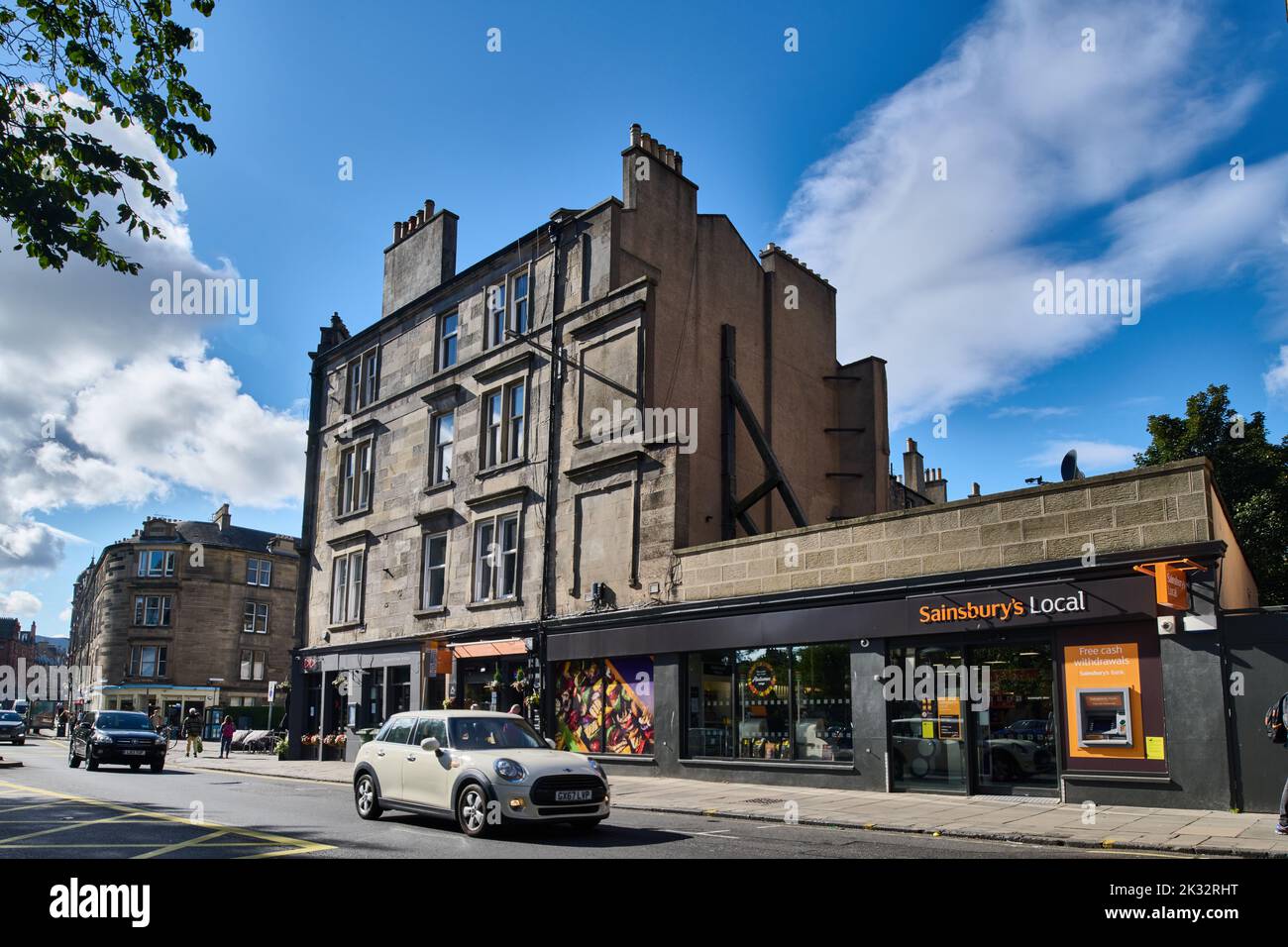 Edinburgh Scotland, UK 23 September 2022. General view of Sainsbury’s ...