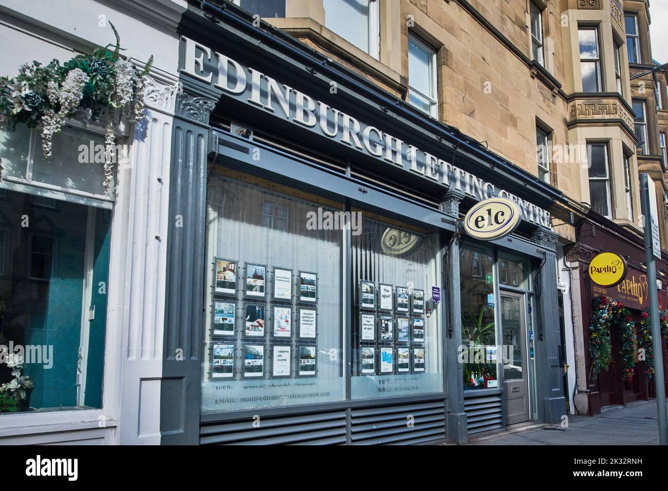 Edinburgh Scotland, UK 23 September 2022. General view of Edinburgh ...