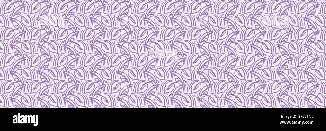 Gender neutral foliage leaf seamless raster border. Simple whimsical 2 ...