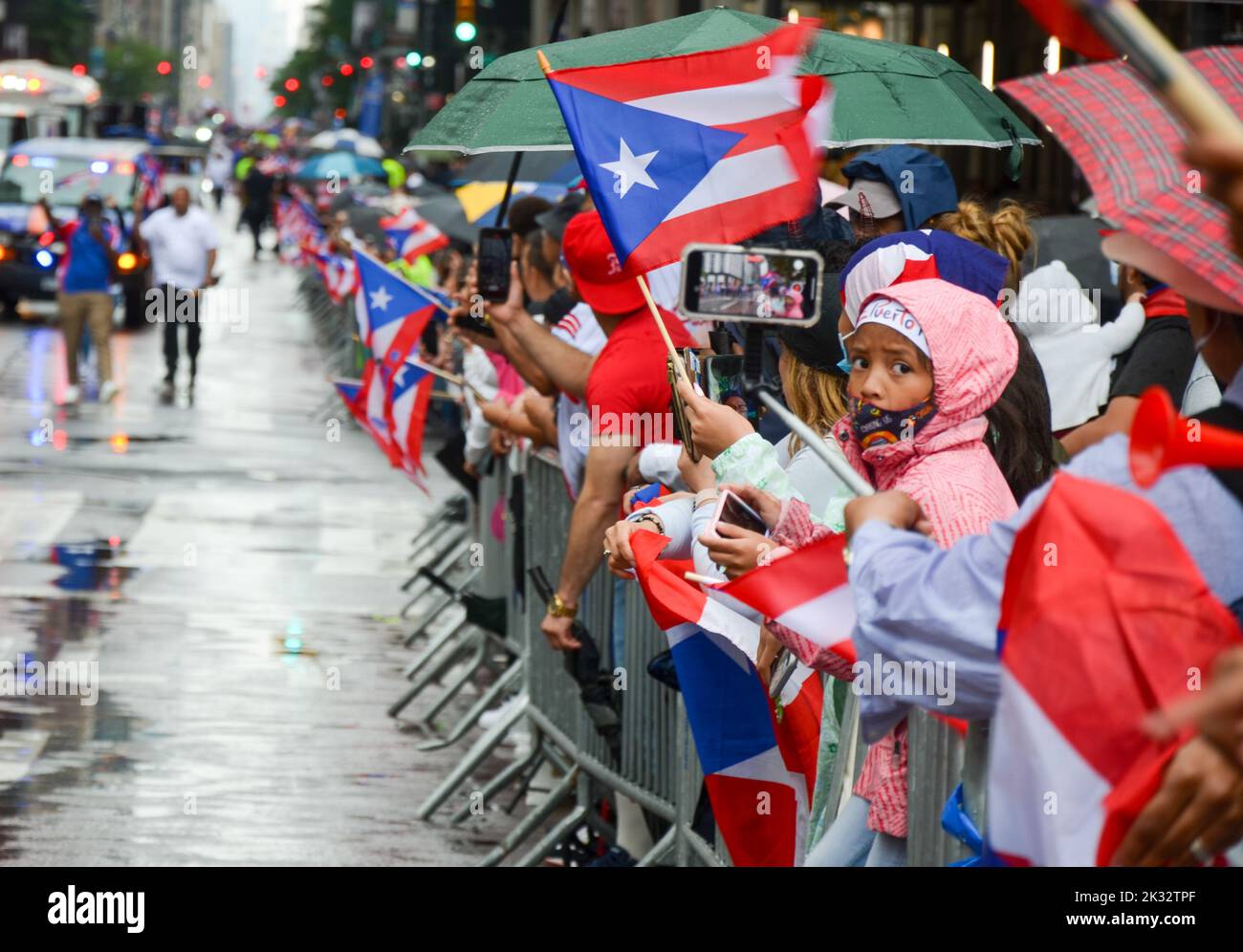 The historic 65th annual Puerto Rican Day Parade in New York City with ...