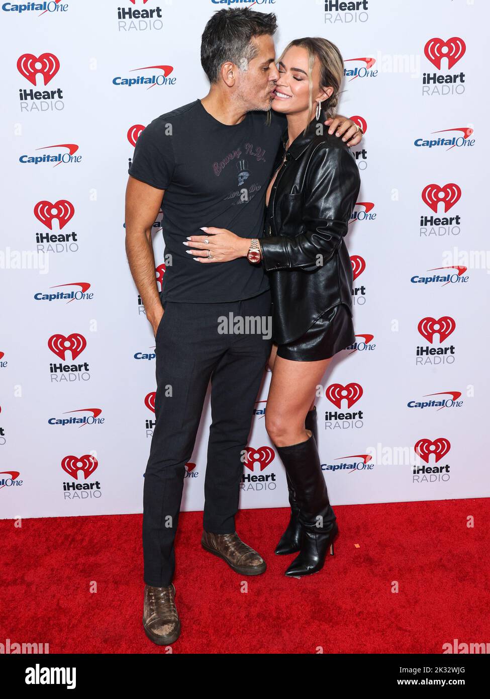 LAS VEGAS, NEVADA, USA - SEPTEMBER 23: Edwin Arroyave and Teddi Jo ...