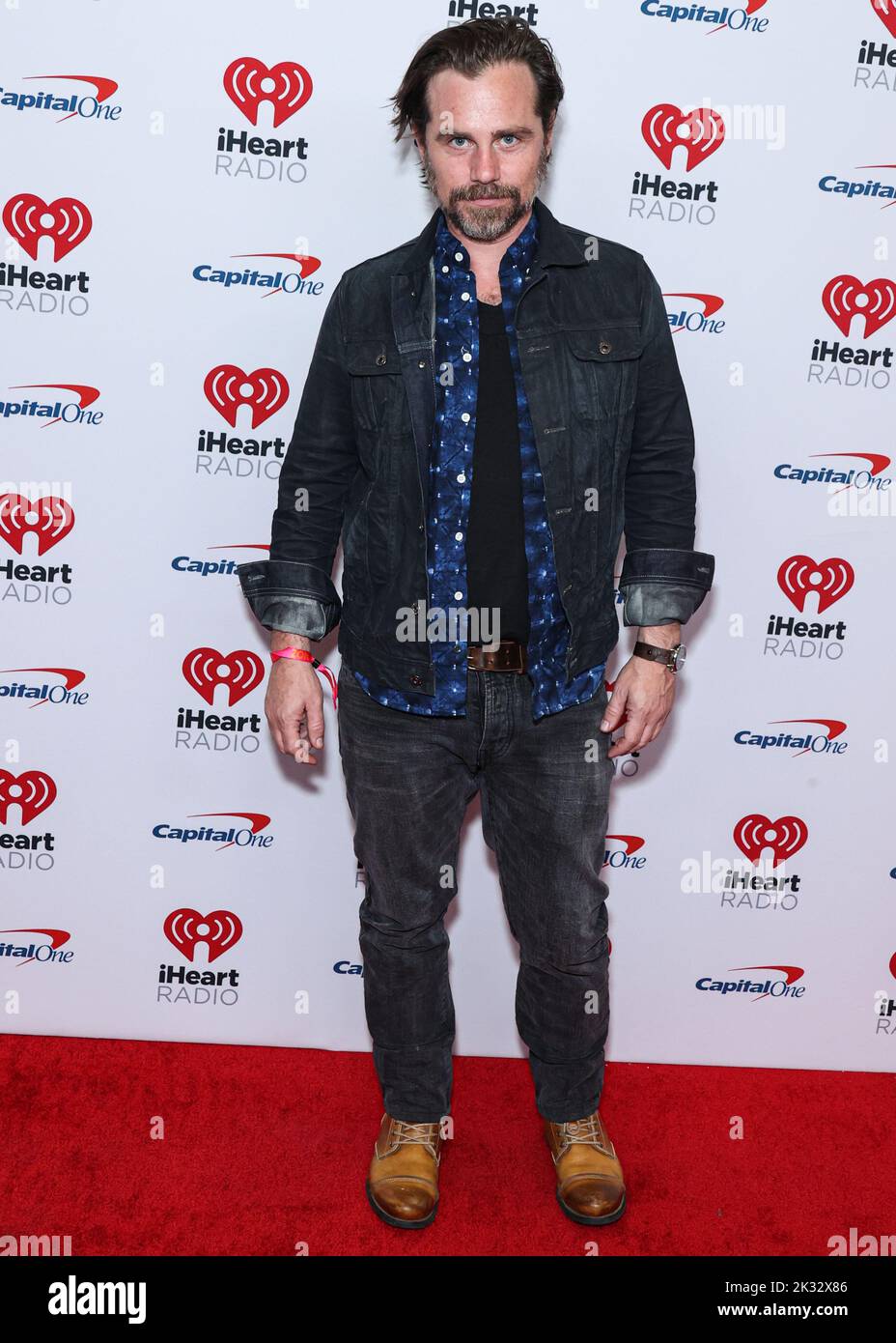 LAS VEGAS, NEVADA, USA - SEPTEMBER 23: Rider Strong poses in the press ...