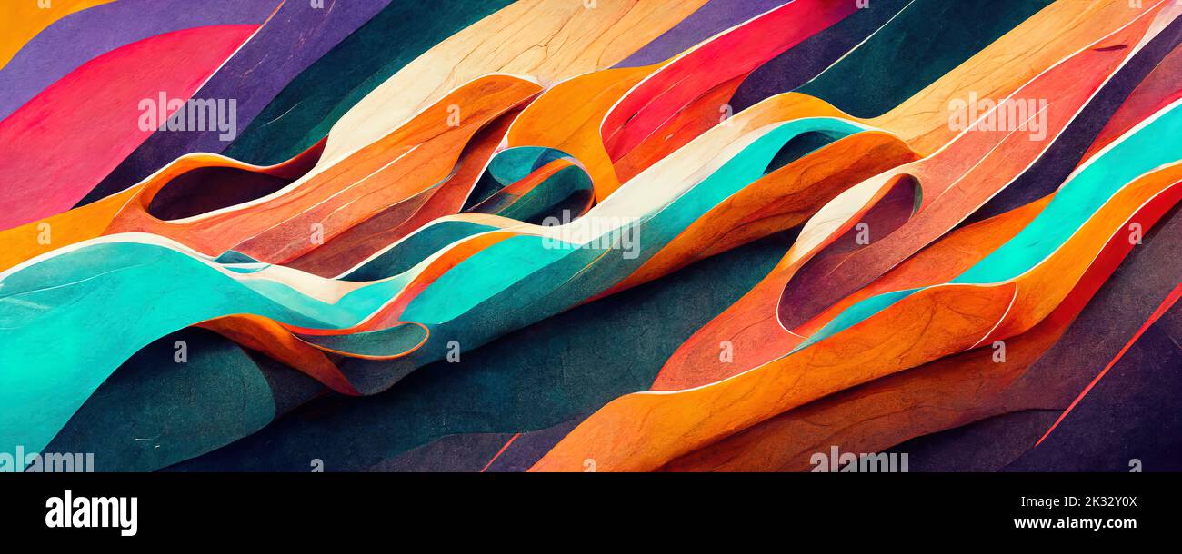 Abstract painting color texture. Modern futuristic pattern. Colorful ...