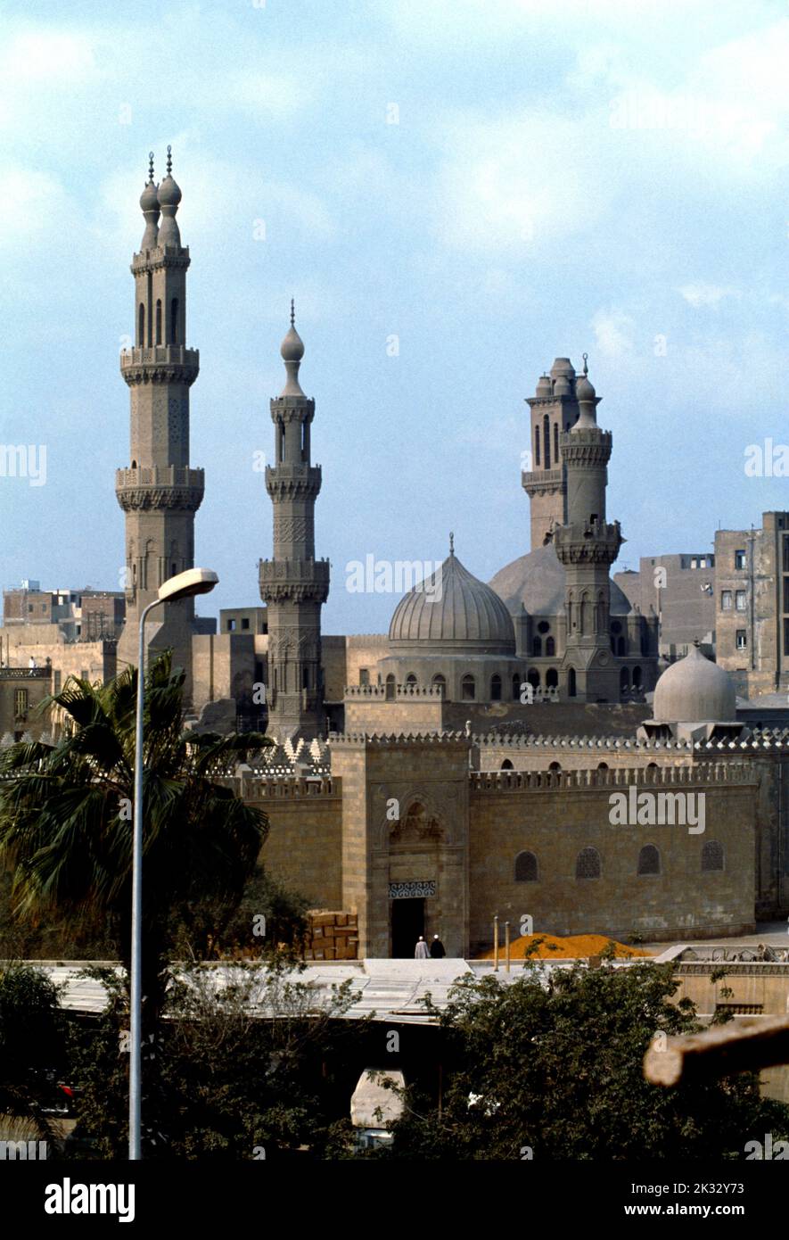 Cairo Egypt Al-Azhar Mosque and Minarets Stock Photo - Alamy