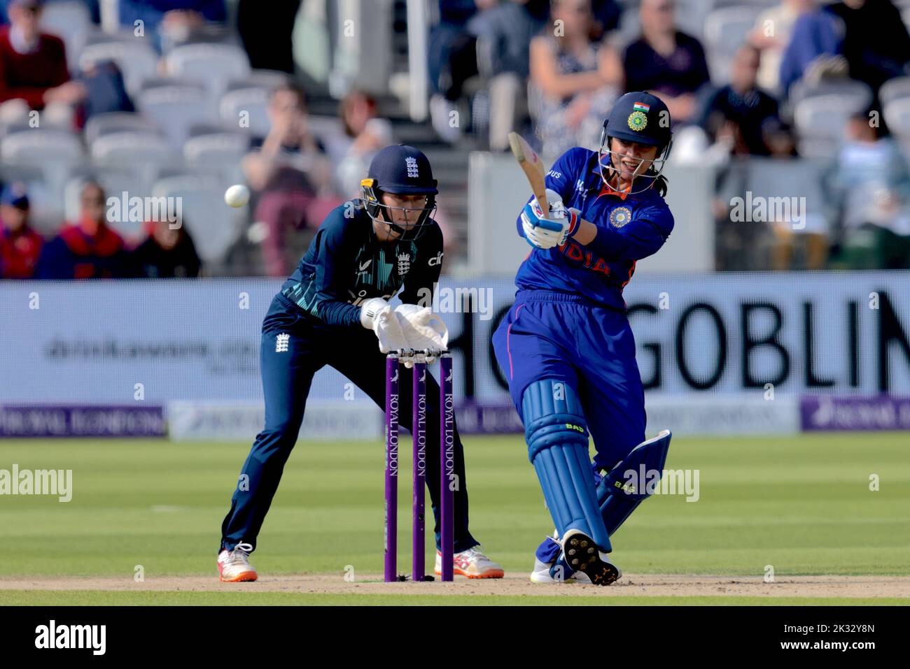 Indias smriti mandhana batting hi-res stock photography and images - Alamy