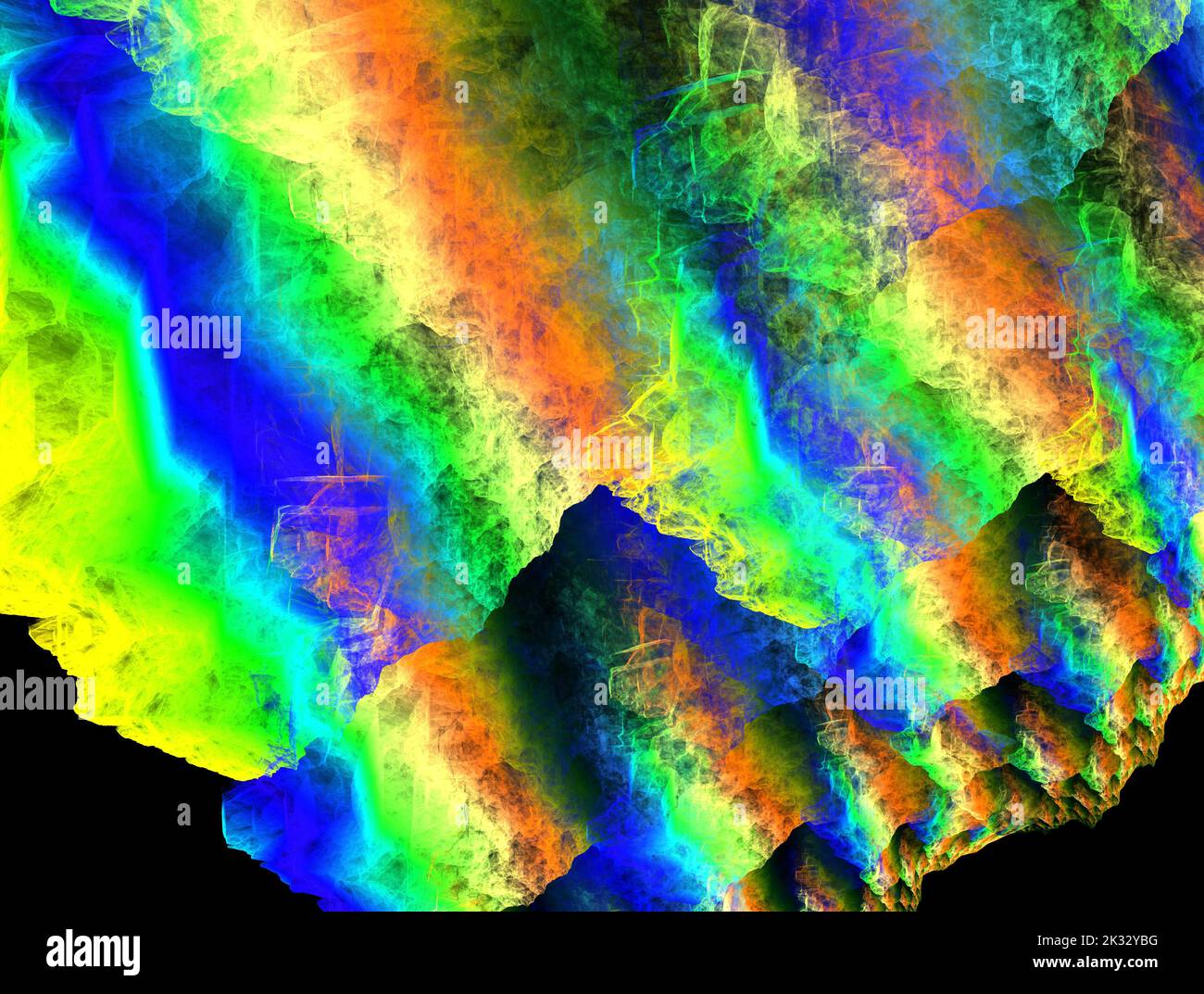 Imaginatory lush fractal texture image abstract background Stock Photo ...
