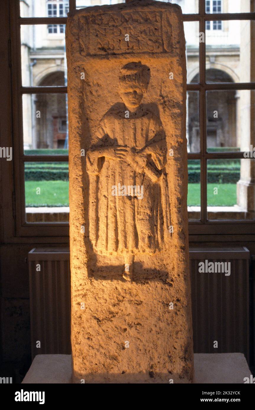 Reims France Museum Of St Remi Former Abbey of Saint-Remi Funary Stele ...