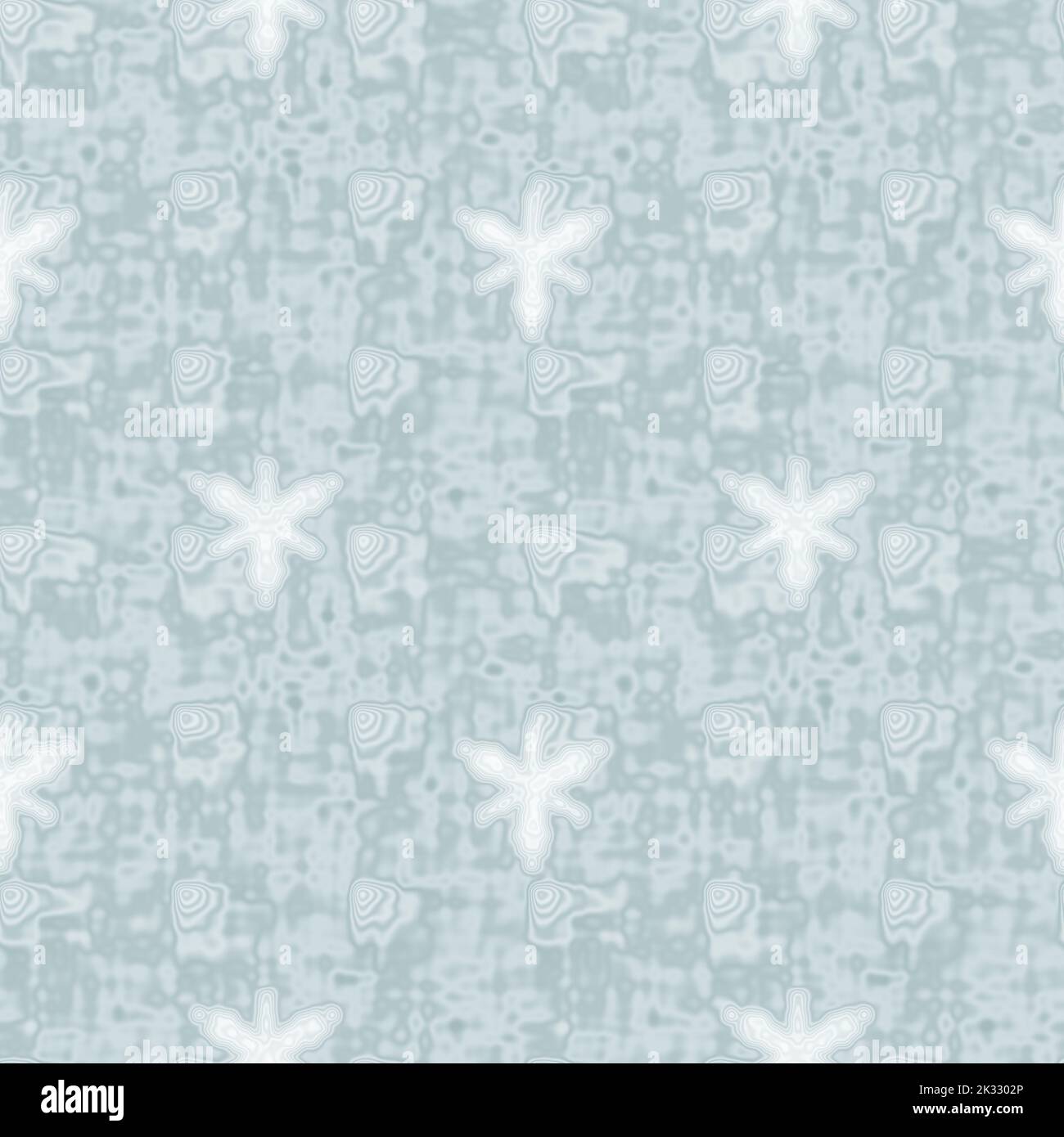 Soft ice blue snow flake pattern background. Simple minimal frosty blur ...