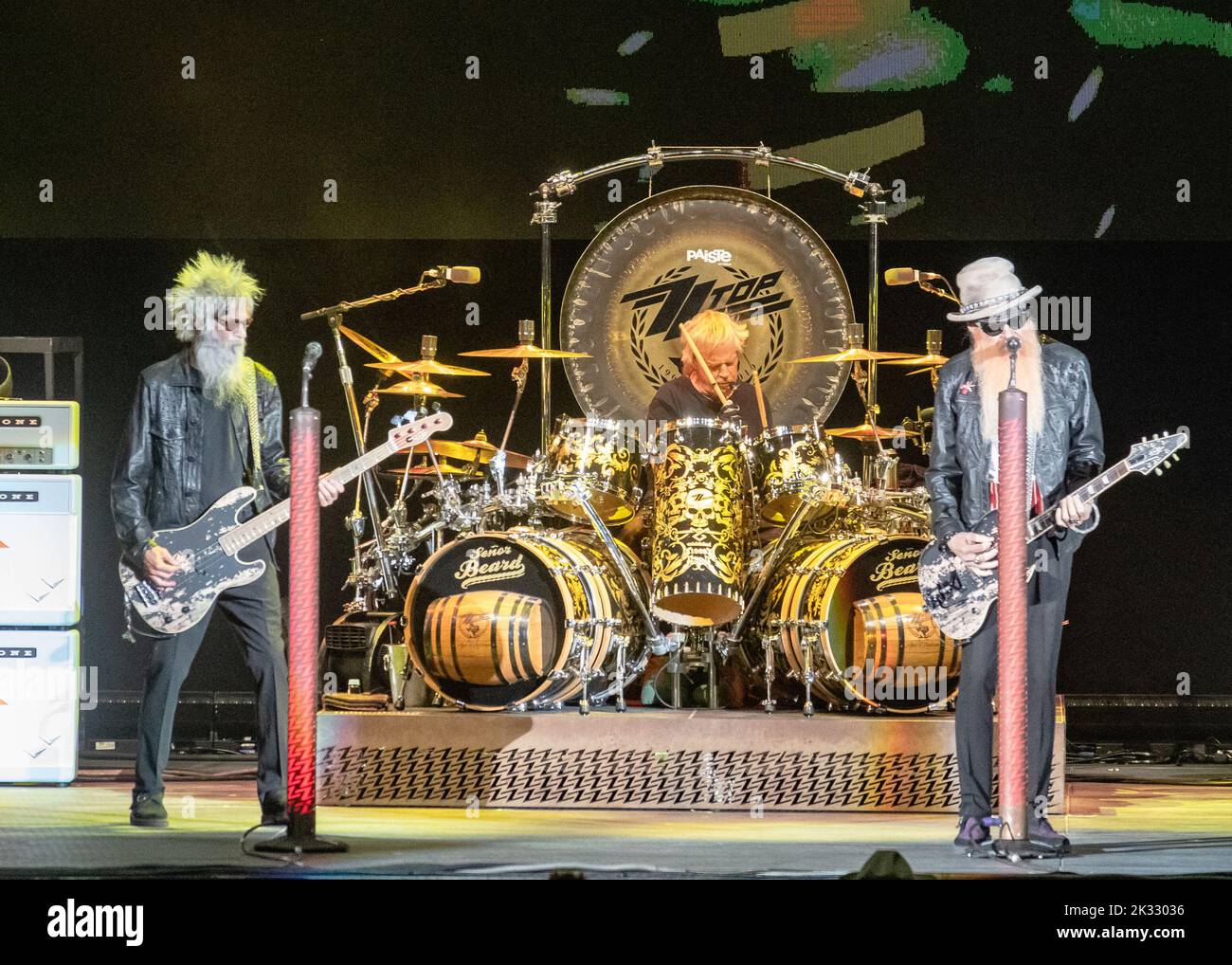 Texas, USA. 23 September 2022. (L-R) Elwood Francis, Frank Beard and ...