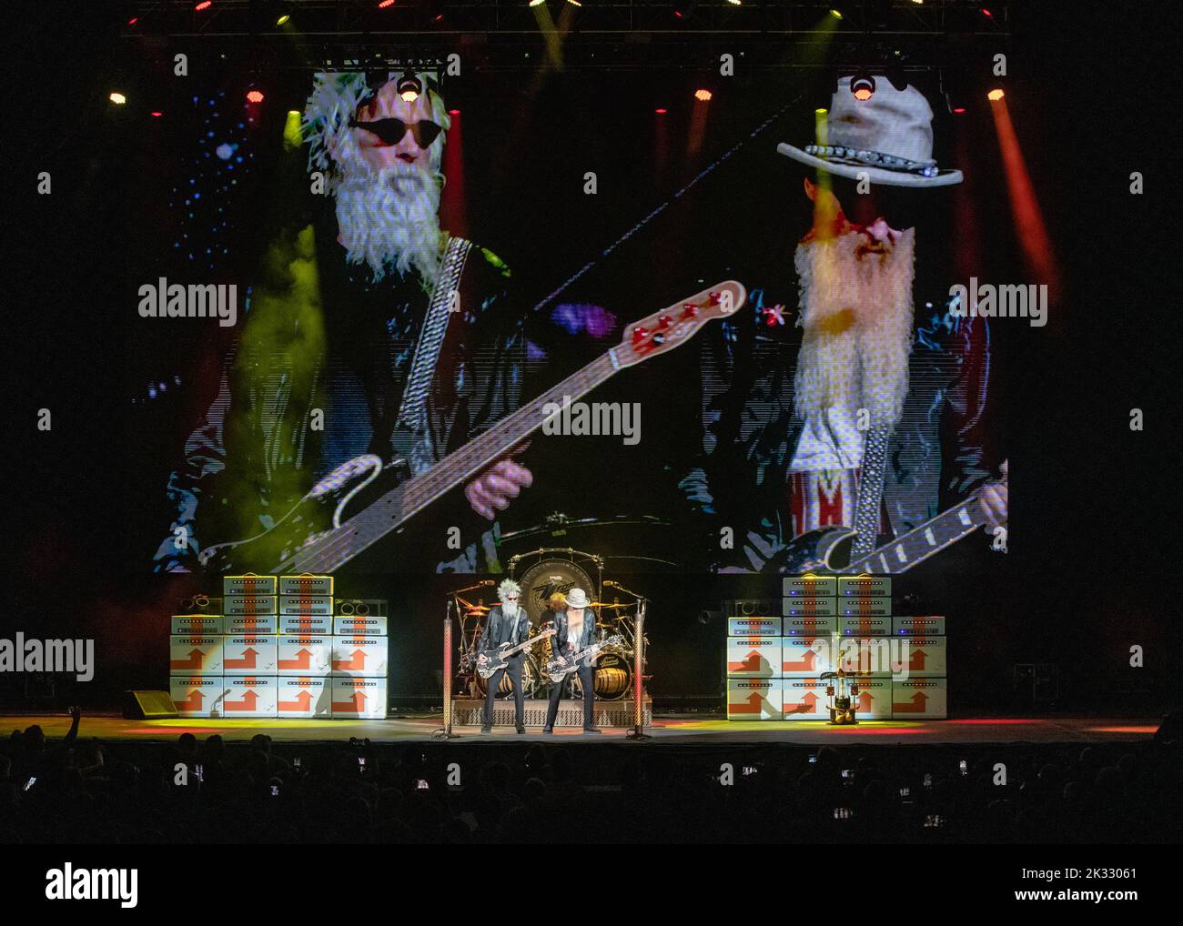 Texas, USA. 23 September 2022. (L-R) Elwood Francis, Frank Beard and ...
