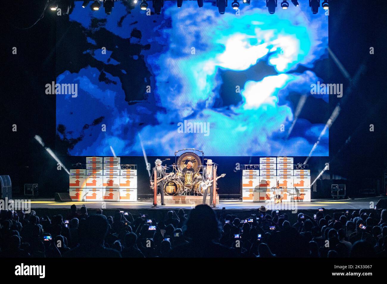 Texas, USA. 23 September 2022. (L-R) Elwood Francis, Frank Beard and ...