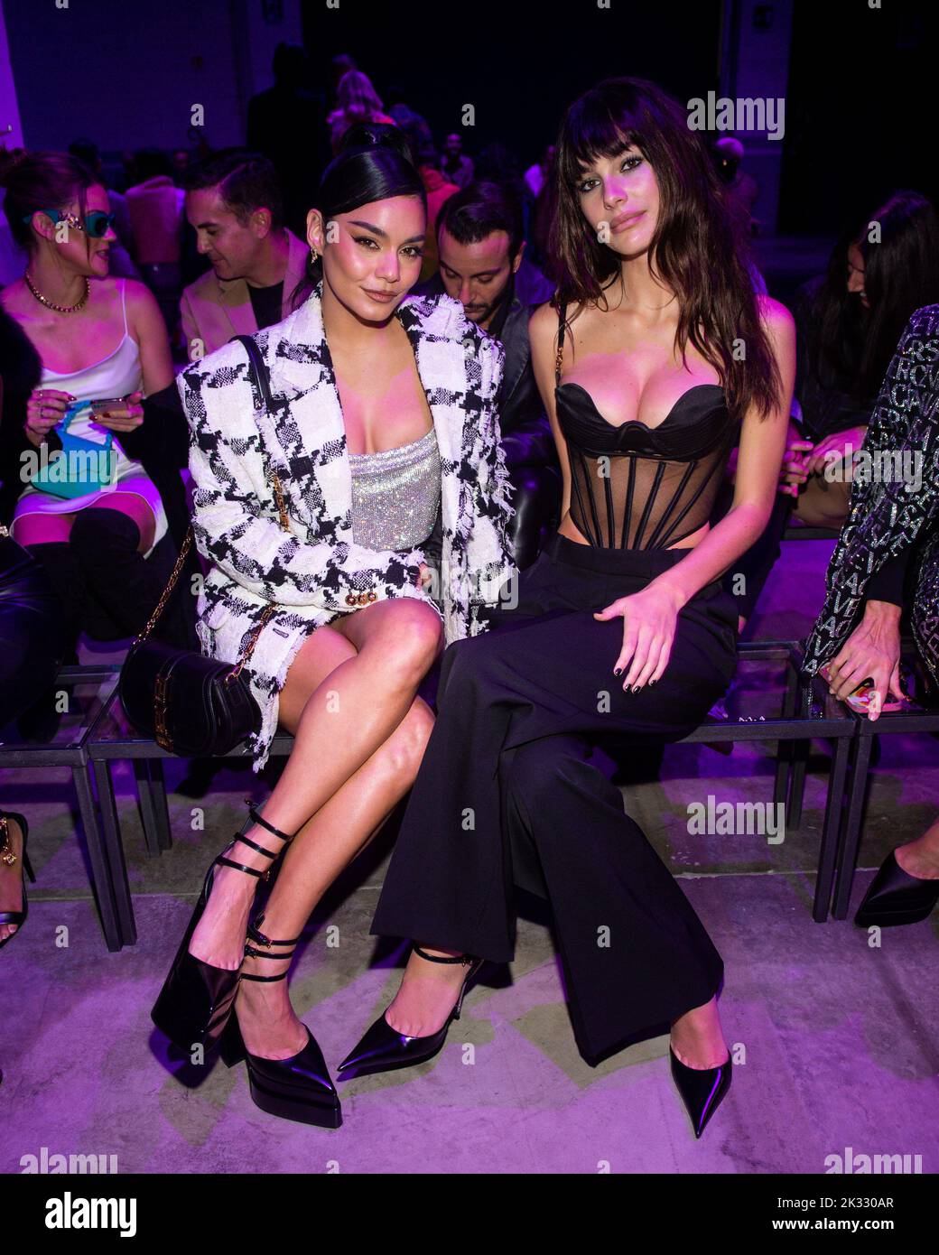 Vanessa Hudgens , Camila Morrone Milan Fashion Week - Women S/S 2023 Versace Fashion Show ...
