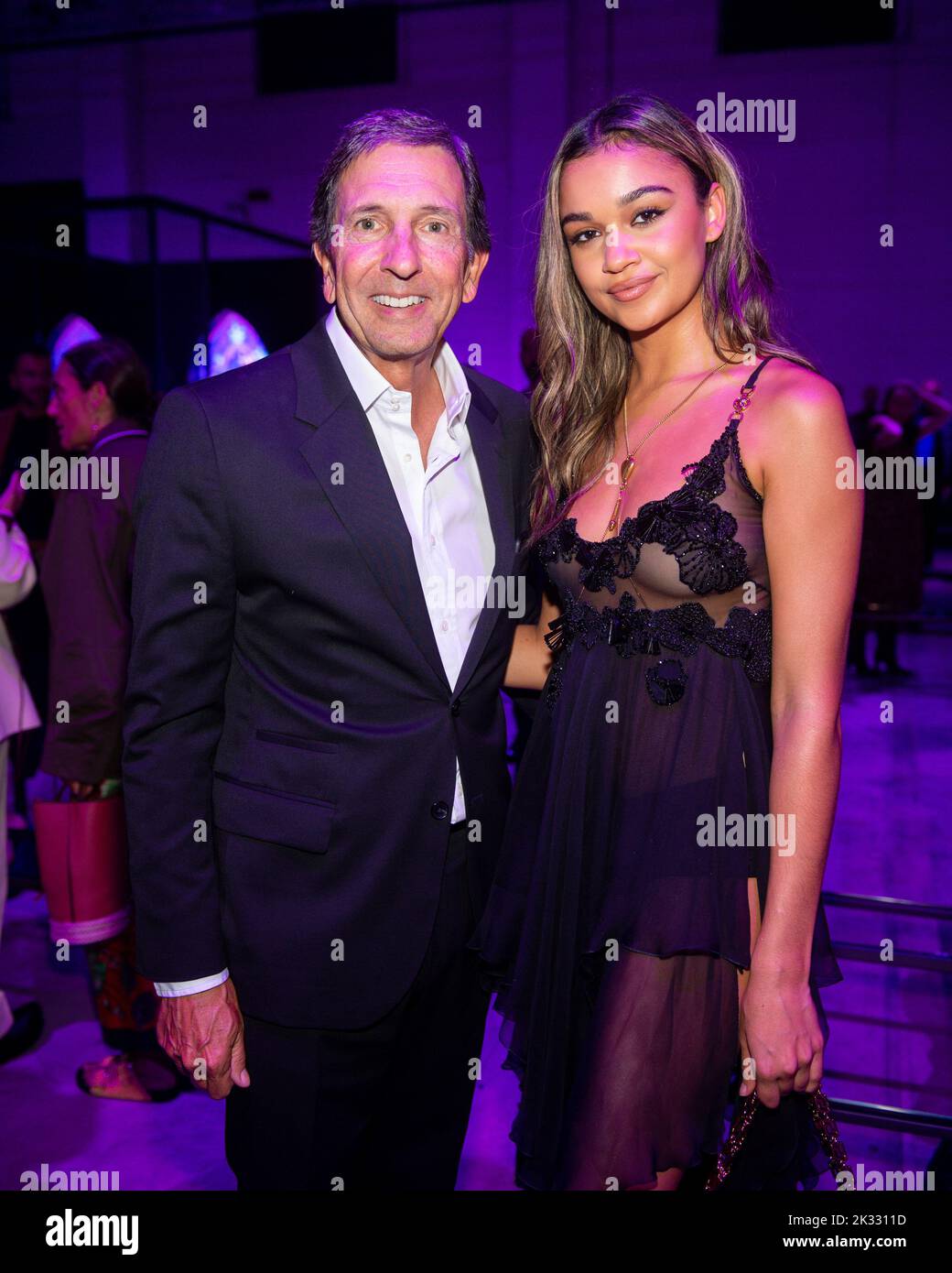 Jonathan Ackeroyd , Madison Bailey Milan Fashion Week - Women S/S 2023 Versace Fashion Show ...