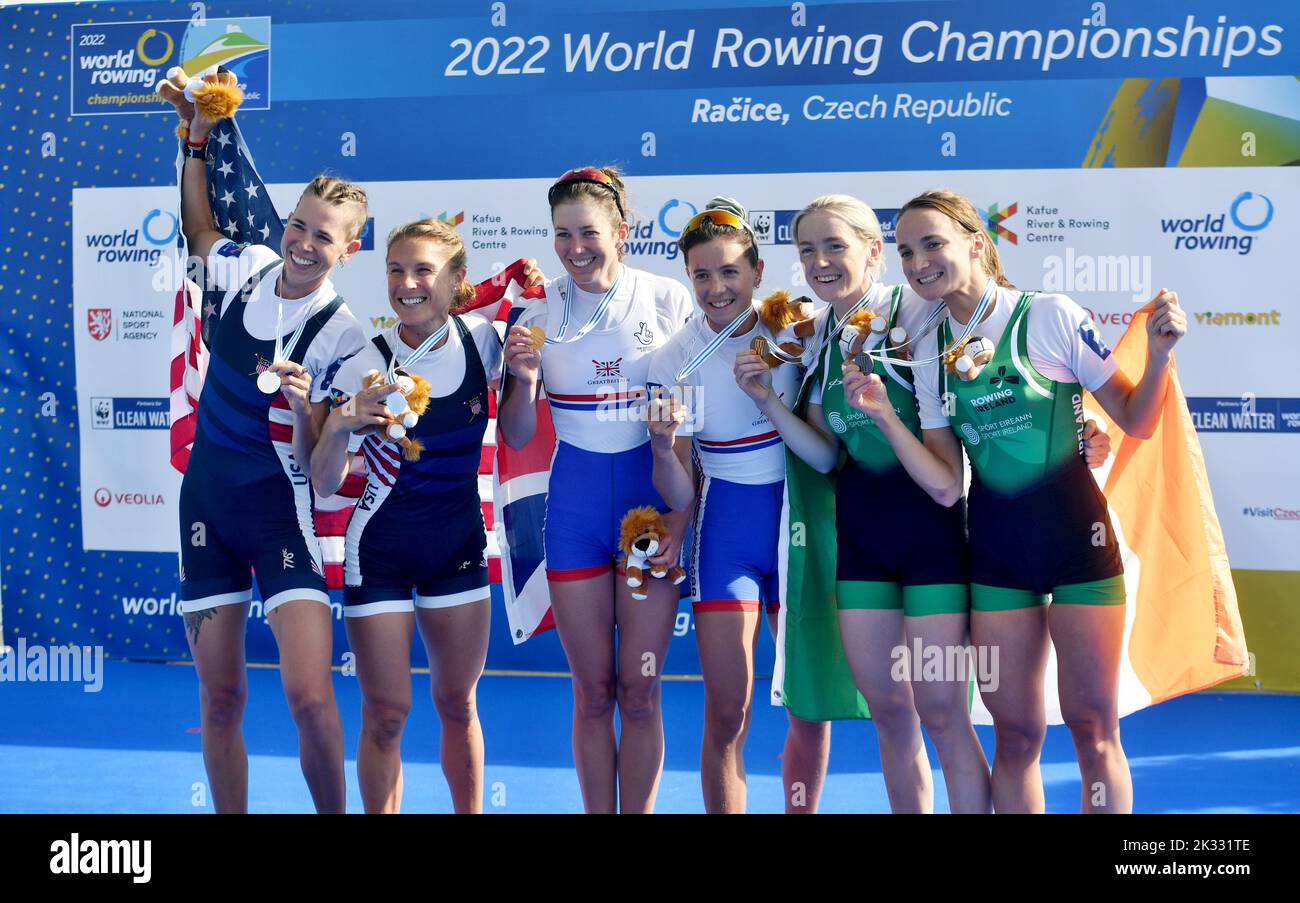 Racice, Czech Republic. 24th Sep, 2022. L-R The second placed Mary ...