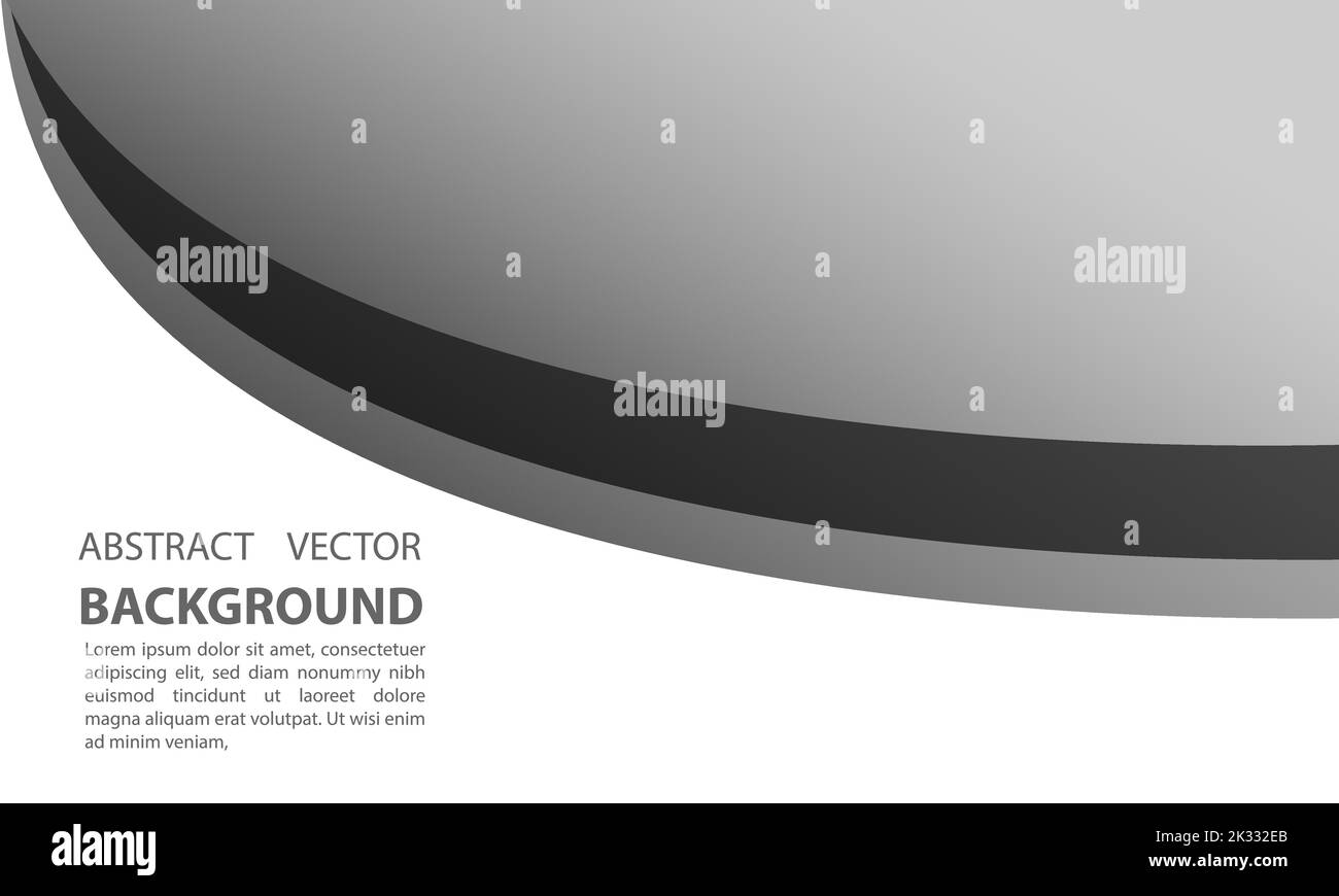 A template in white and gray tones with editable title and text space ...
