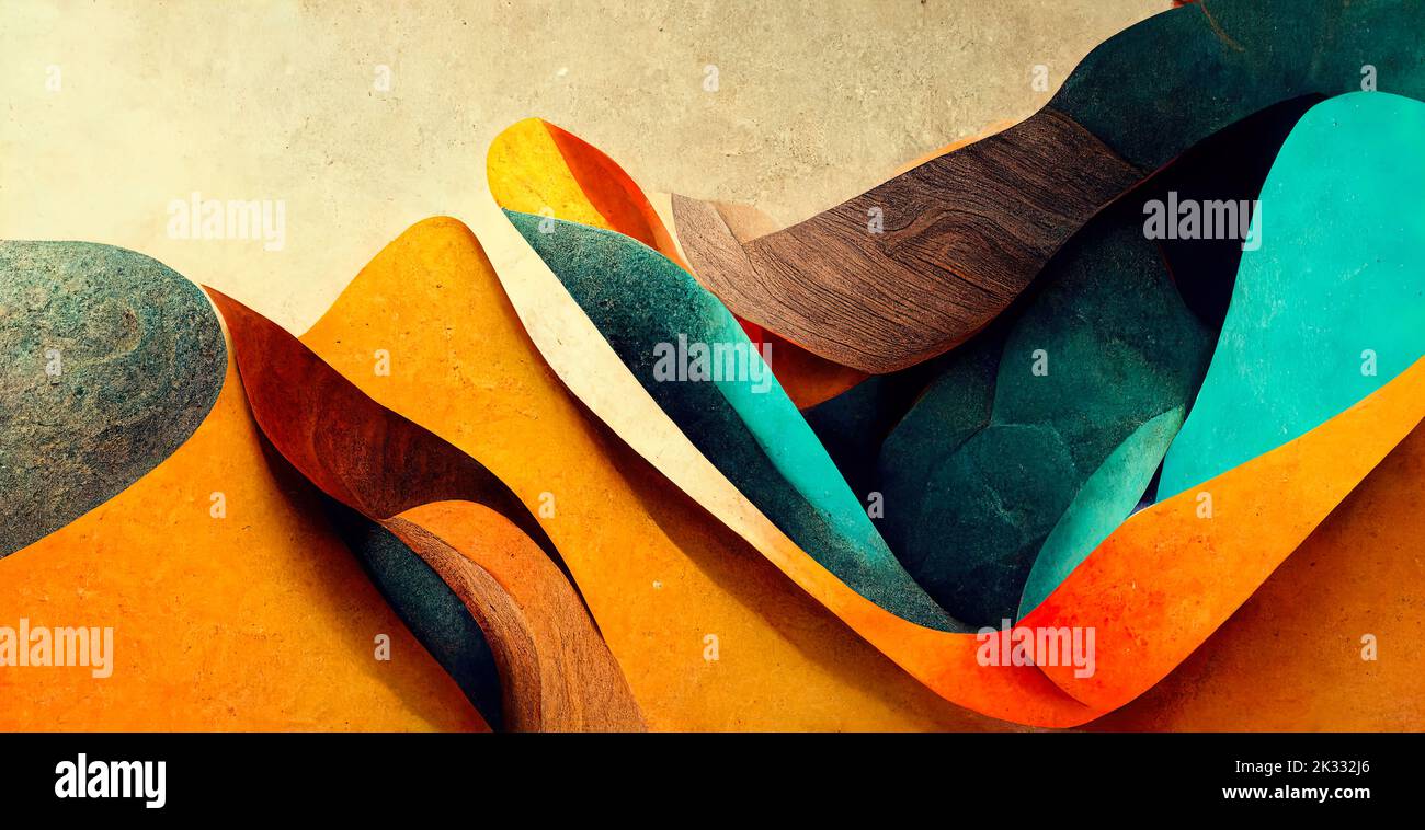 Abstract painting color texture. Modern futuristic pattern. Colorful ...