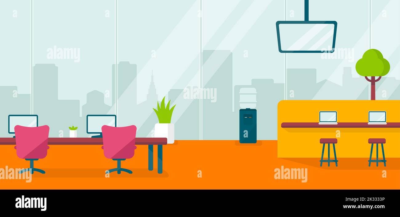 Horizontal office Stock Vector Images - Alamy