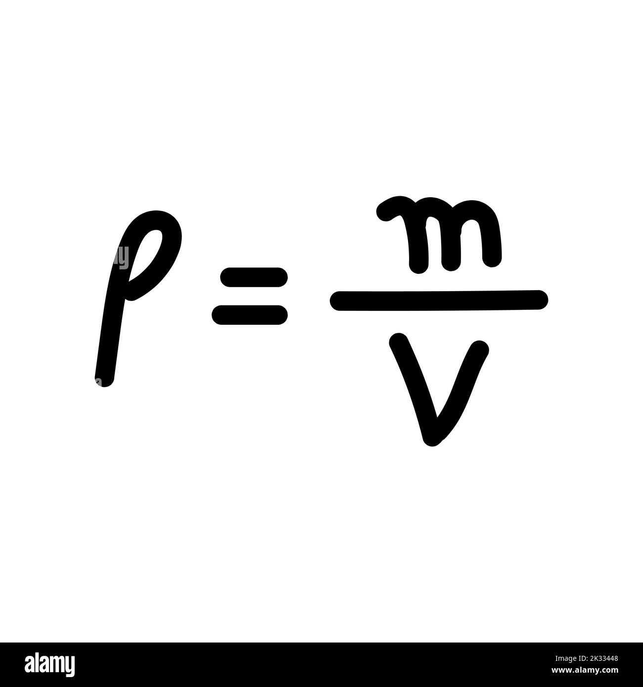 the density formula in chemistry Stock Vector Image & Art - Alamy