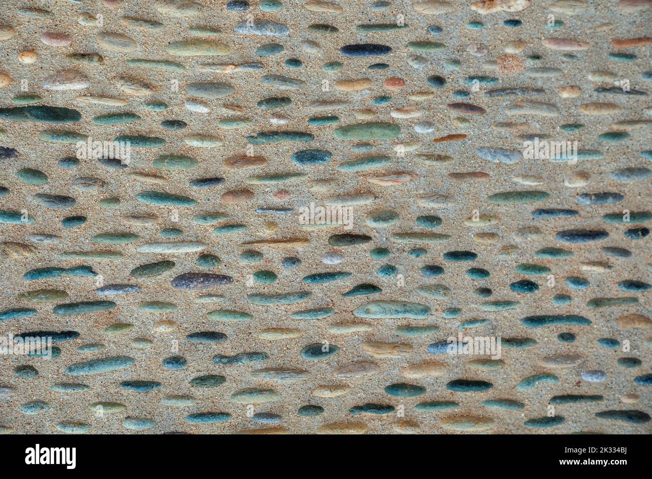 Multicolour pink, olive green, rusty red, gray, yellow ocher, blue ...