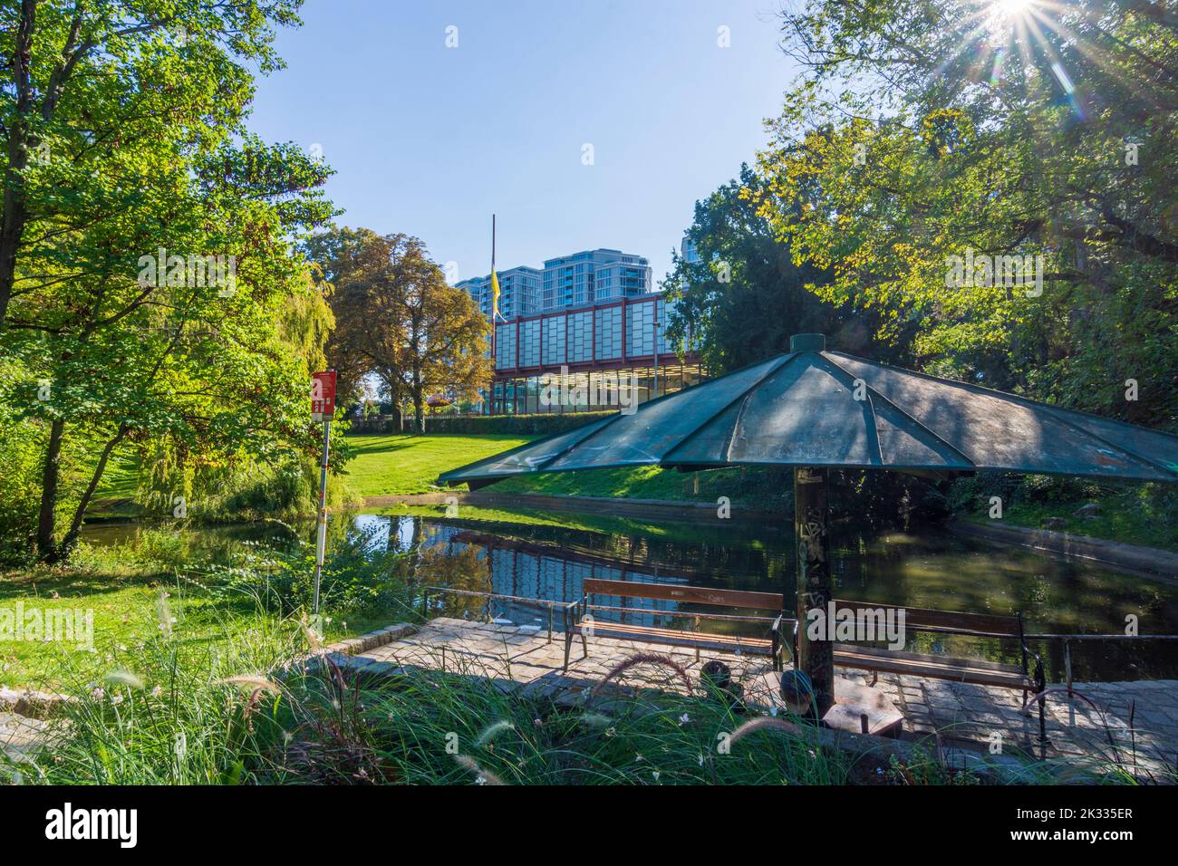 Wien, Vienna: park Schweizergarten, art gallery Belvedere 21 in 03 ...
