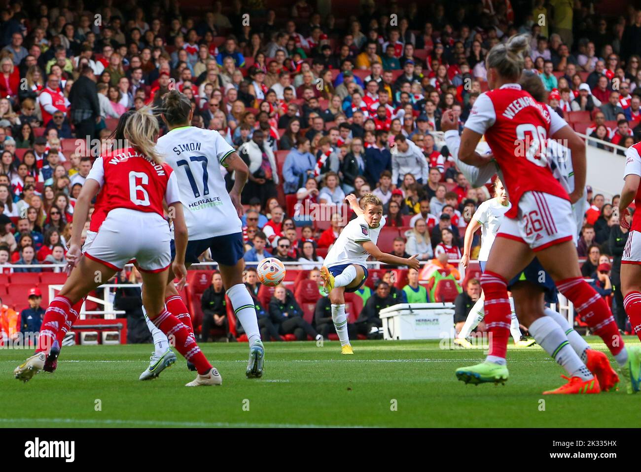 24th September 2022: Emirates Stadium, London, England; Women Super ...