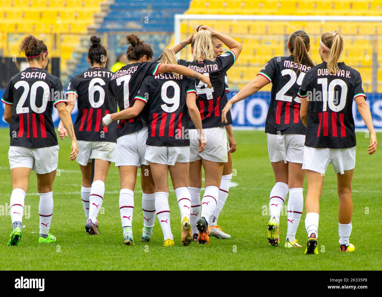 Ennio Tardini stadium, Parma, Italy, September 24, 2022, Milan´s ...