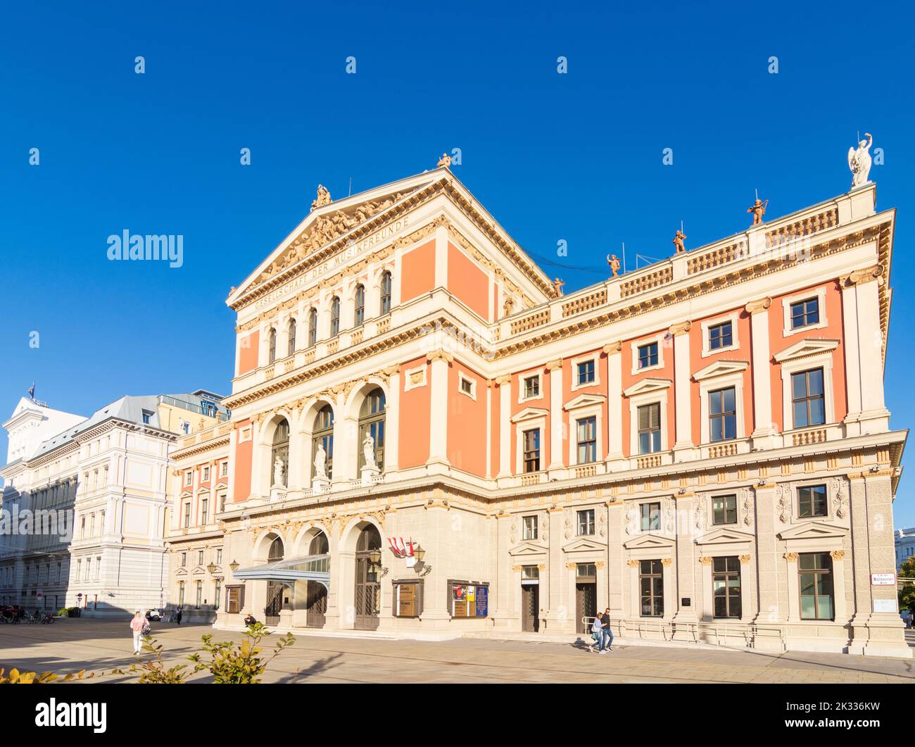 Wien, Vienna: Wiener Musikverein building in 01. Old Town, Wien ...