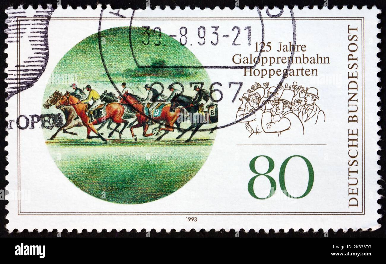 GERMANY - CIRCA 1993: a stamp printed in Germany shows Dahlwitz ...