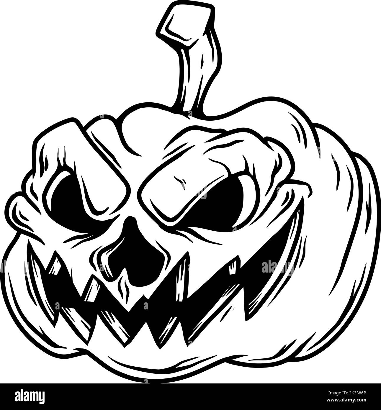 Illustration of halloween pumpkin. Design element for poster, t shirt ... Illustration of halloween pumpkin. Design element for poster, t shirt ...