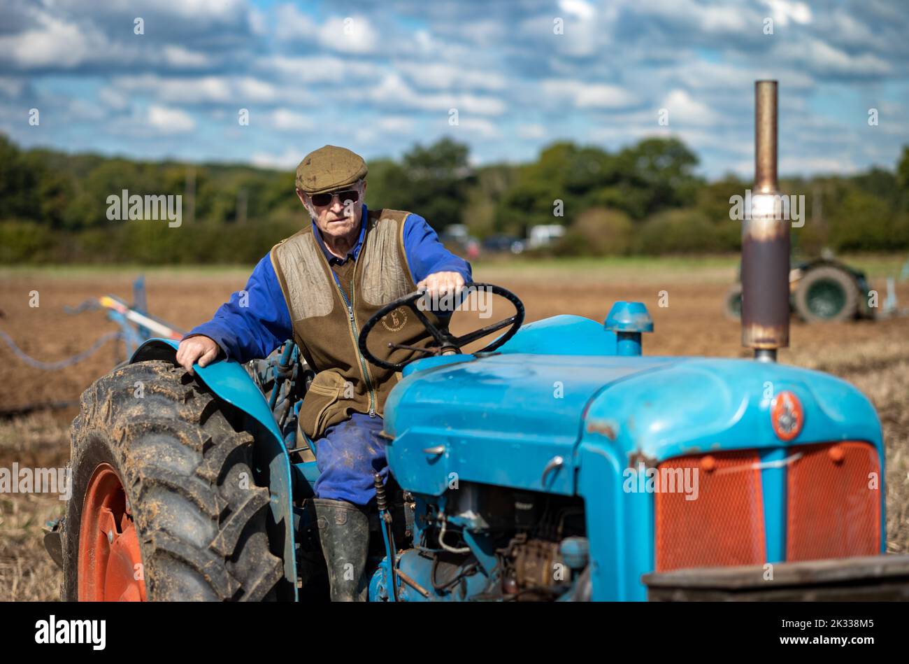 Vintage tractor plough hi-res stock photography and images - Alamy