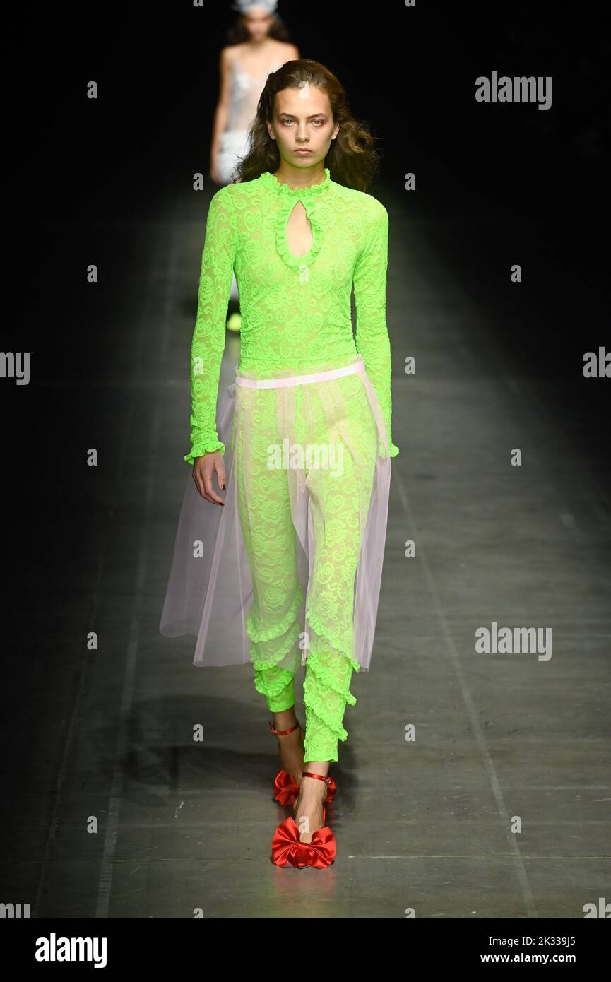 Milan, Italy. 24th Sep, 2022. Milan, Milan Fashion Week, Woman Spring ...