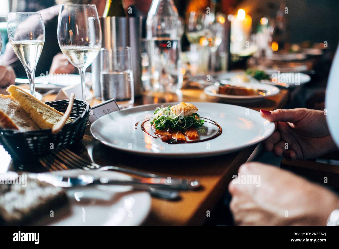 Food and restaurants Stock Photo - Alamy