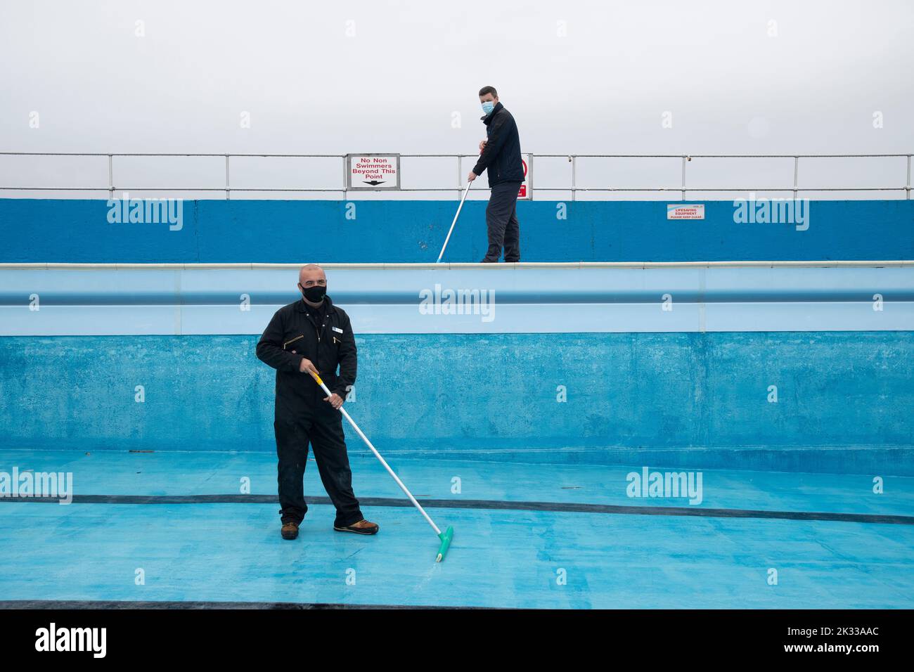 OUTDOOR SWIMMING POOL/LIDO AT GOUROCK...GOUROCK OUTDOOR POOL IS A SALT ...
