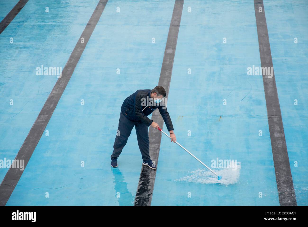 OUTDOOR SWIMMING POOL/LIDO AT GOUROCK...GOUROCK OUTDOOR POOL IS A SALT ...