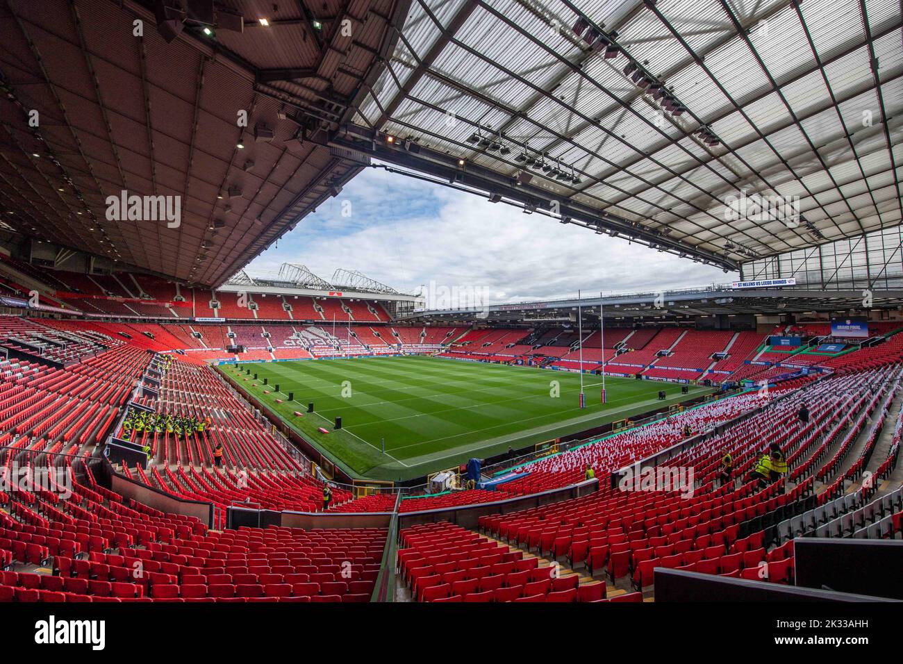 General view of the Old Trafford, Venue for todays 25th Betfred Super ...