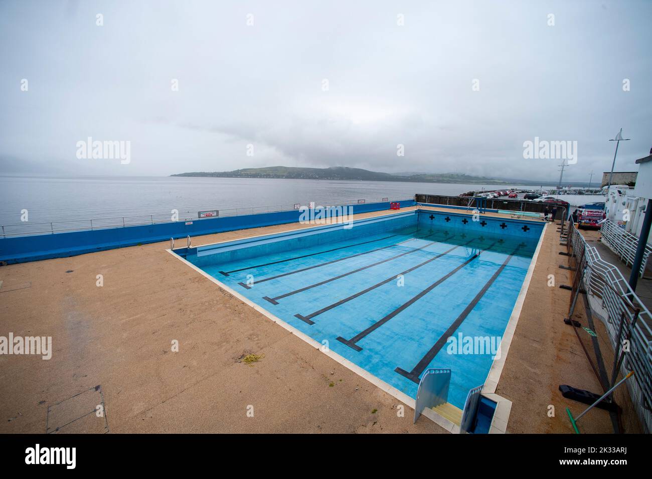 OUTDOOR SWIMMING POOL/LIDO AT GOUROCK...GOUROCK OUTDOOR POOL IS A SALT ...